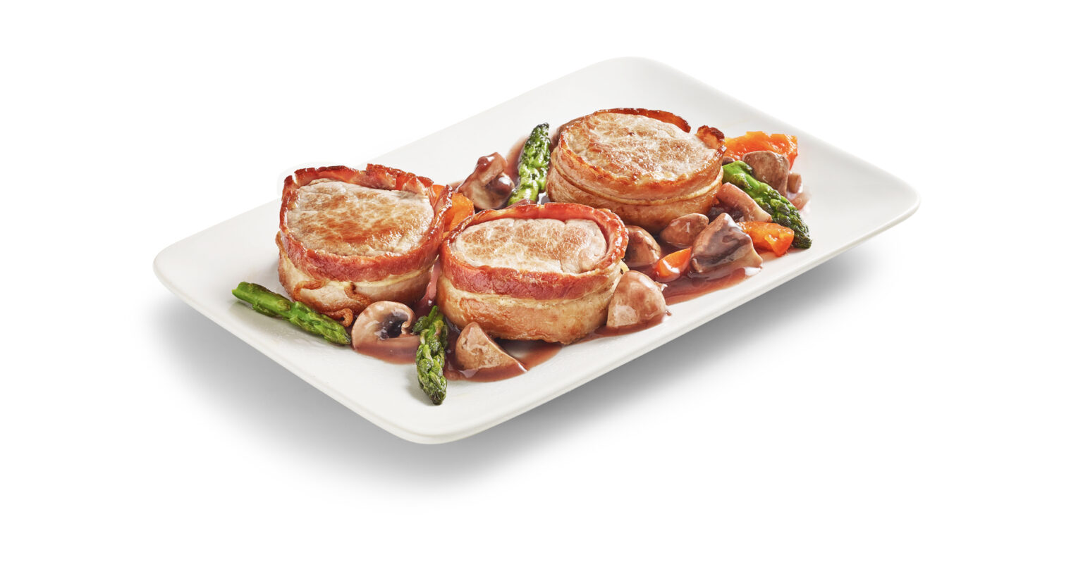 Solomito De Cerdo Con Salsa De Vino Y Champiñones - comemascarnedecerdo